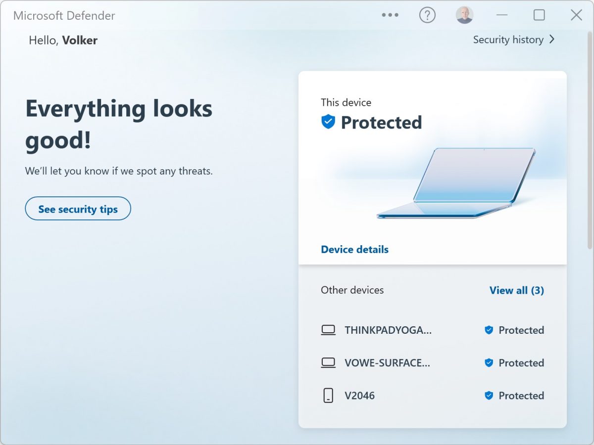 Microsoft Defender for Individuals – vowe dot net
