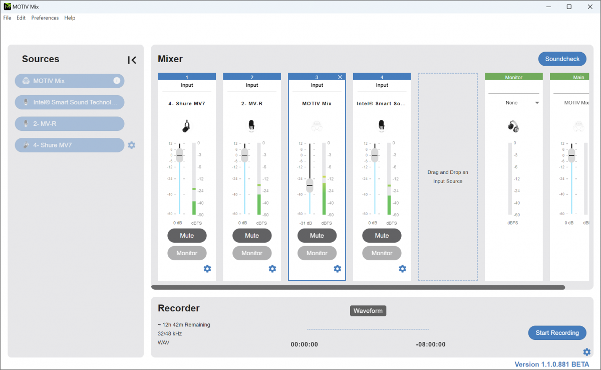 Shure MV7+ und Motiv Mix – vowe dot net