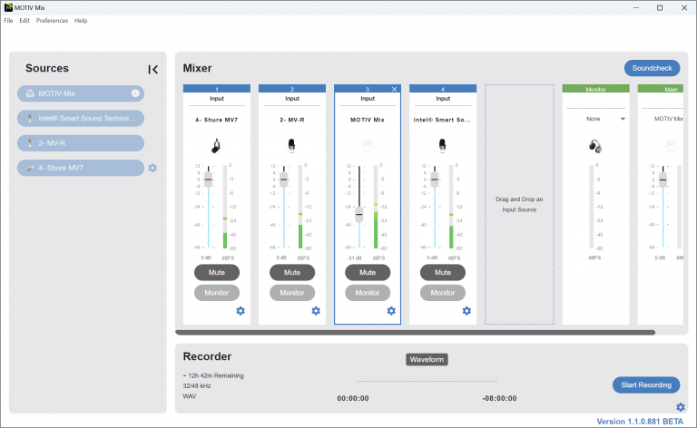 Shure MV7+ und Motiv Mix – vowe dot net